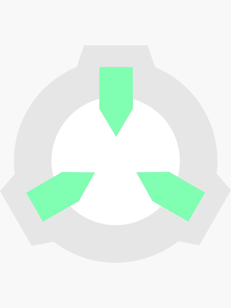 "SCP Minimal Logo: Sea Green on Grey" Sticker by CicelyLander | Redbubble