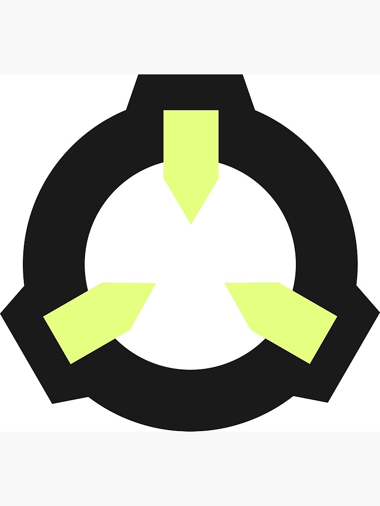 "SCP Minimal Logo: Yellow on Dark Grey" Photographic Print for Sale by ...