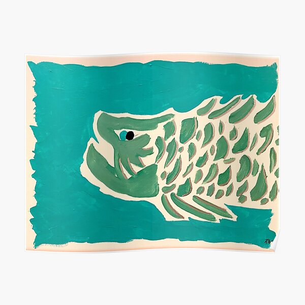 "Rainbow Fish No. 2" Poster for Sale by rwalman | Redbubble