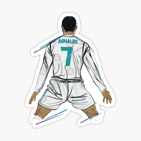 "Ronaldo Shirt" Sticker by mdoanquan7 | Redbubble