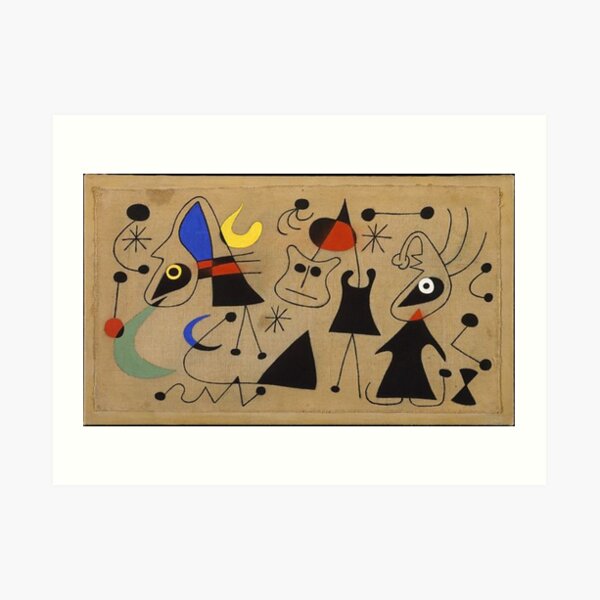 "Miro Print Art, Miro Poster, Joan Miro Printed Art, Miro Wall Art ...