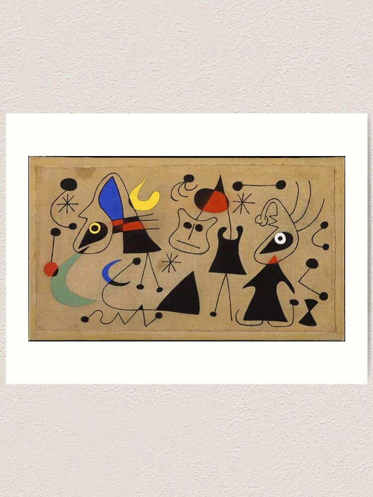 "Miro Print Art, Miro Poster, Joan Miro Printed Art, Miro Wall Art ...