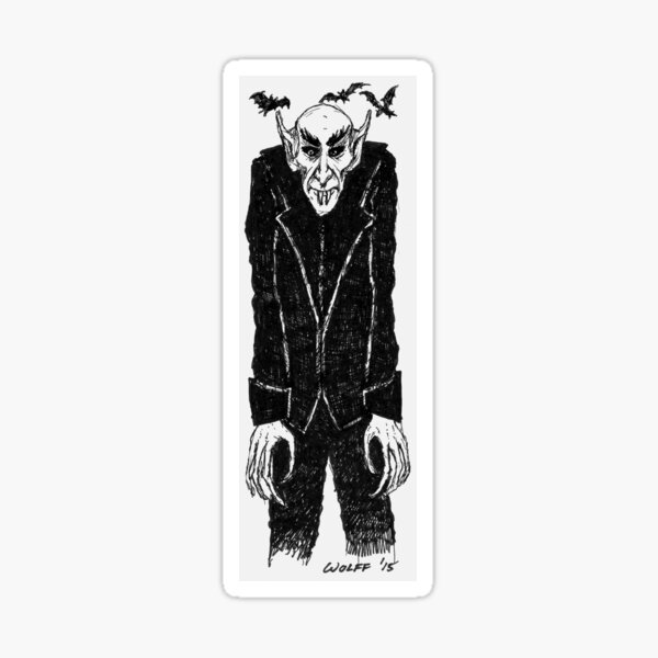 "Nosferatu" Sticker for Sale by lordwolff1 | Redbubble