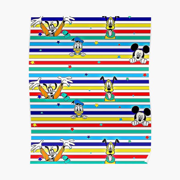 Donald Duck Poster For Sale By Perkson Redbubble