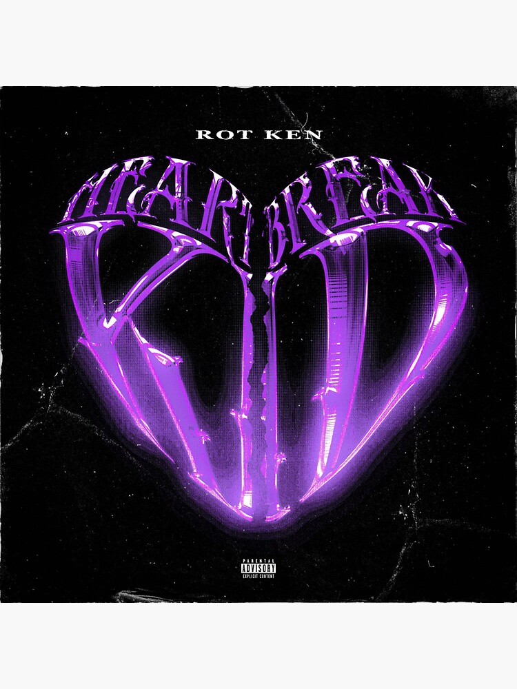 "Heartbreak Kid rot" Sticker by GayeLegge | Redbubble