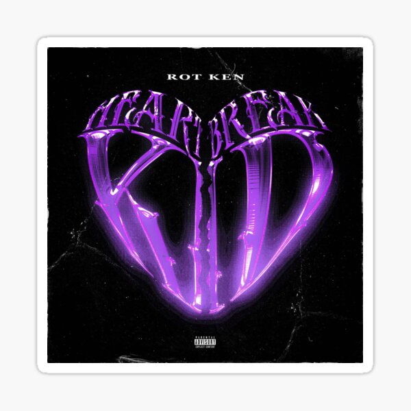 "Heartbreak Kid rot" Sticker by GayeLegge | Redbubble