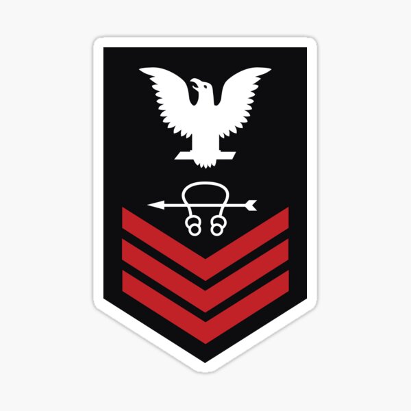 "ST1 Sonar Technician First Class" Sticker by dtkindling | Redbubble