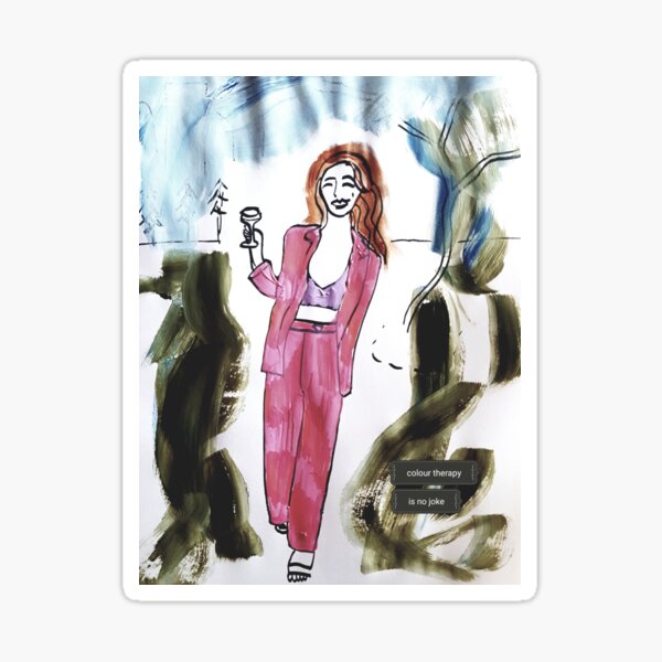 "No joke" Sticker for Sale by LFTH | Redbubble