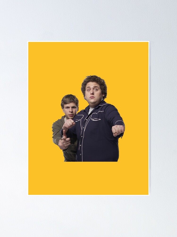 "Jonah Hill and Michael Cera" Poster for Sale by rzlatssunrise | Redbubble