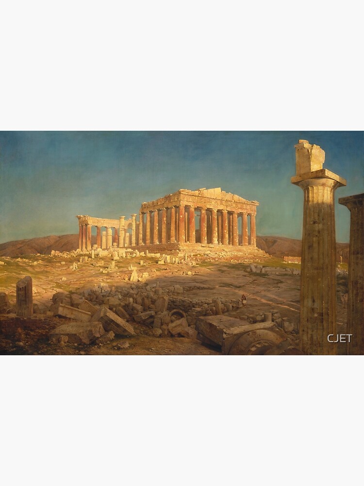 "The Parthenon | Frederic Edwin Church | 1871 Greco-Roman Art" Poster ...