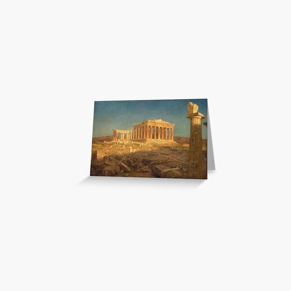 "The Parthenon | Frederic Edwin Church | 1871 Greco-Roman Art" Greeting ...