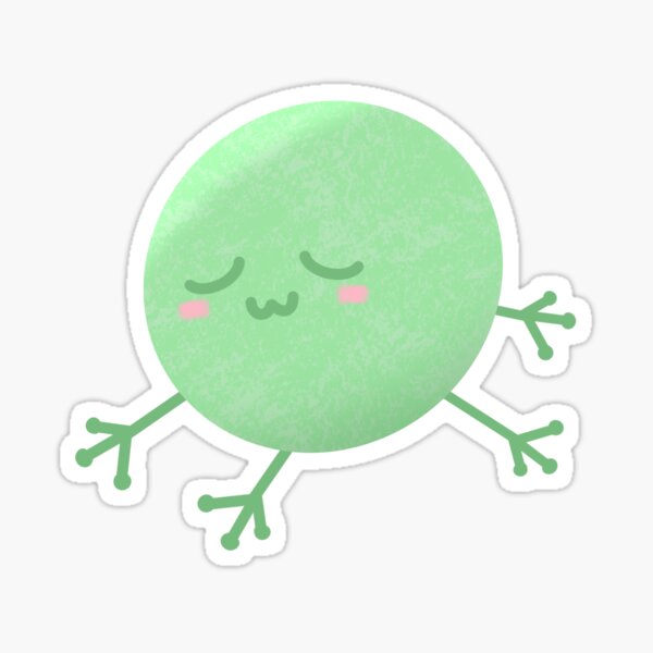"Frawg (Frog) Design Green" Sticker for Sale by medievalbee | Redbubble