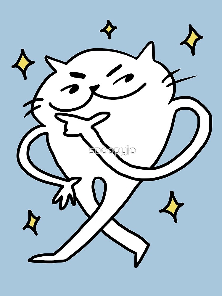 "Smug Cat" Framed Art Print for Sale by spoopyjo | Redbubble