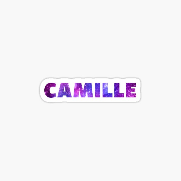 "Camille" Sticker for Sale by lucy-mac | Redbubble