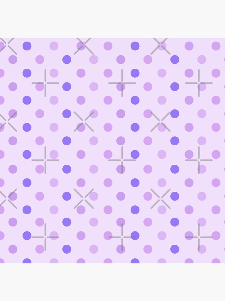 "Pastel Purple Poka Dots" Sticker for Sale by TotallyRetroArt | Redbubble