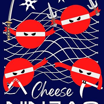 "Cheese Ninjas" Sticker for Sale by americancheez | Redbubble