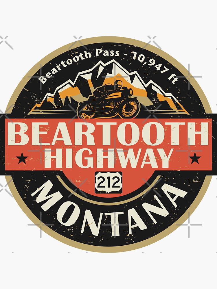 "Beartooth Highway" Sticker for Sale by studio838 | Redbubble