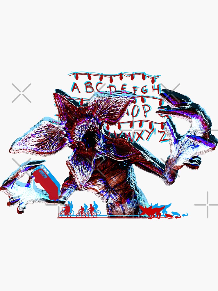 "DEMOGORGON 3D" Sticker by EBAN7 | Redbubble
