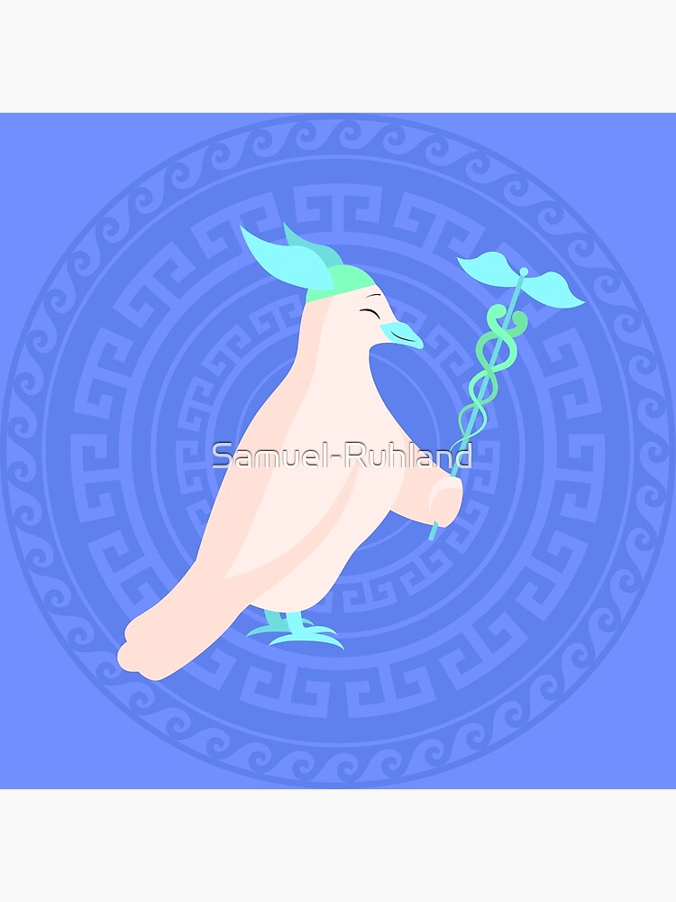 "Greek mythology dove Hermes" Poster by Samuel-Ruhland | Redbubble