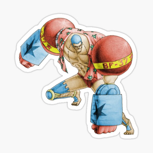 "Franky one piece" Sticker by KingRithie | Redbubble