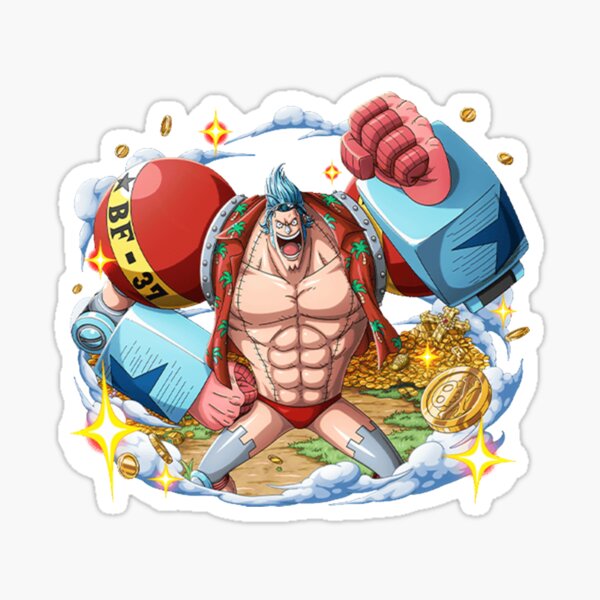 "Franky one piece" Sticker by CourtPollich | Redbubble
