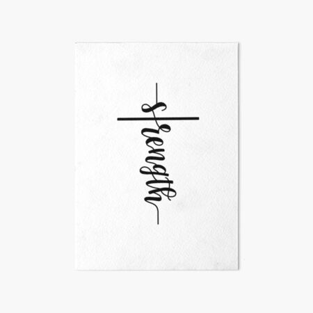 "Strength Cross, Christianity, Christian Strength, Cross, Jesus" Art ...