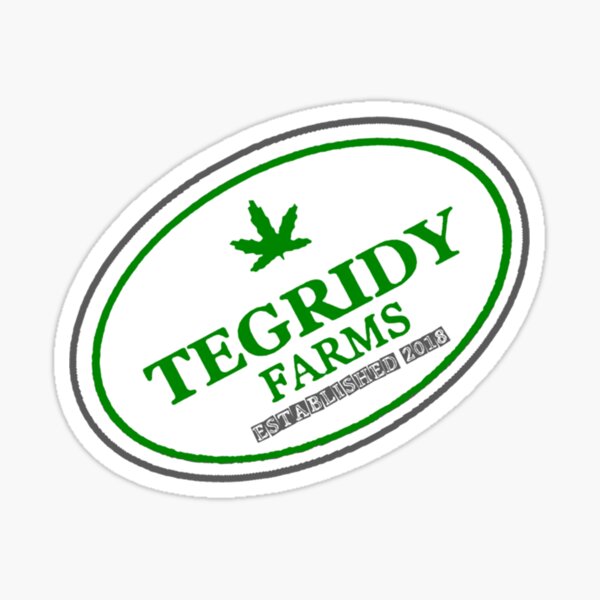 "Tegridy Farms Funny Weed " Sticker by GhostTees | Redbubble