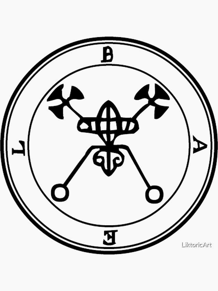"BAEL, Ars Goetia" Sticker for Sale by LiktoricArt | Redbubble