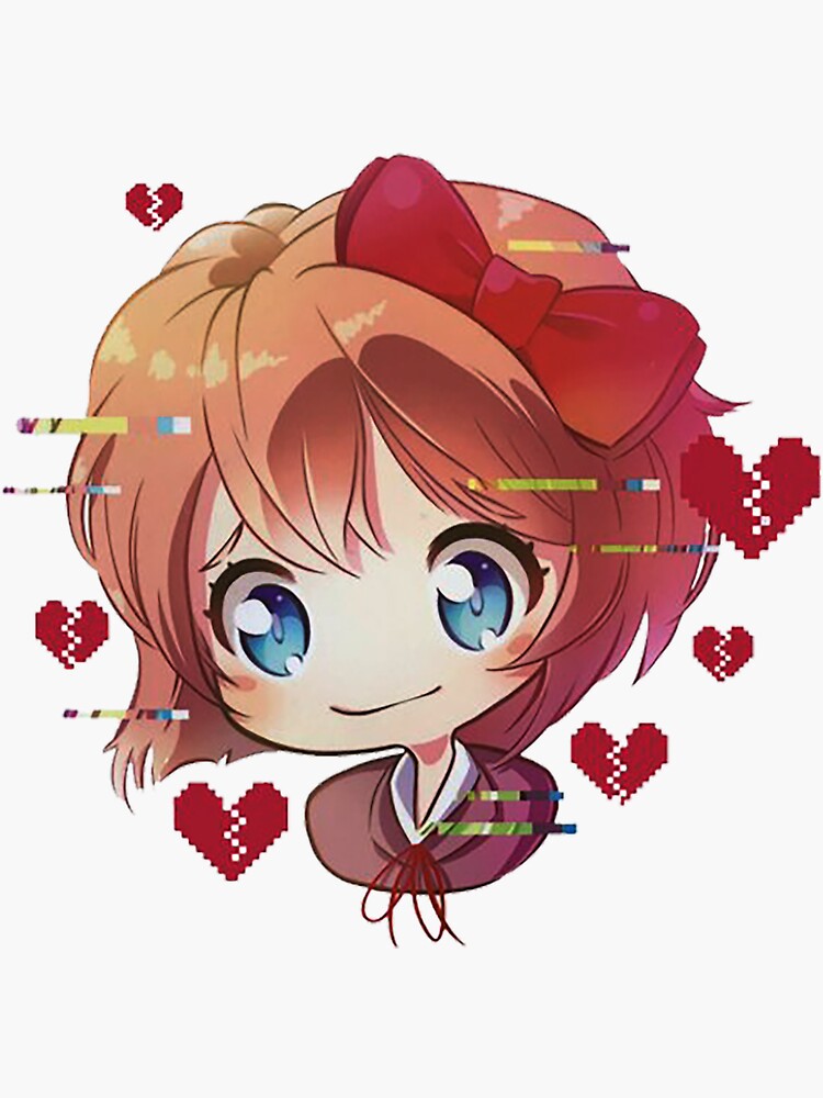 "just sayori ddlc" Sticker by ZacharyHooper | Redbubble