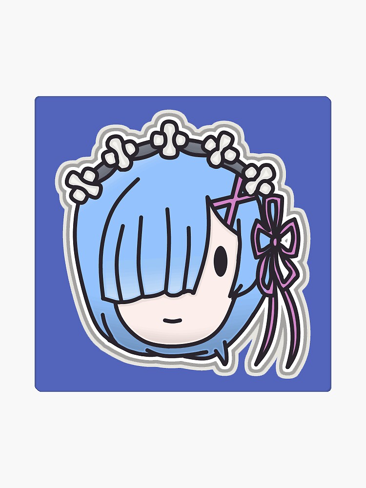 "Rem (Re:Zero)" Sticker for Sale by NitoriSkye | Redbubble