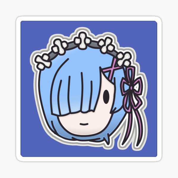 "Rem (Re:Zero)" Sticker for Sale by NitoriSkye | Redbubble
