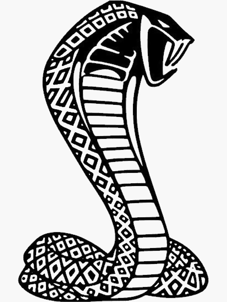 "Cobra" Sticker by Ciuline | Redbubble