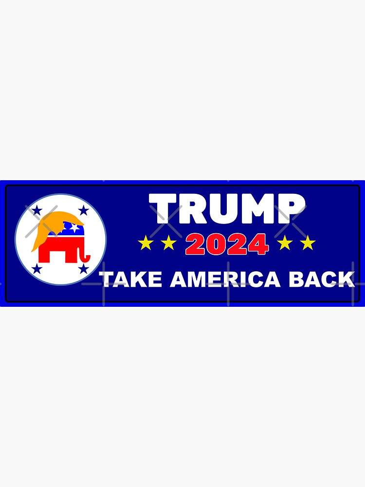 "President 2024 Stickers Take America Back Bumper Sticker Decal, Car ...
