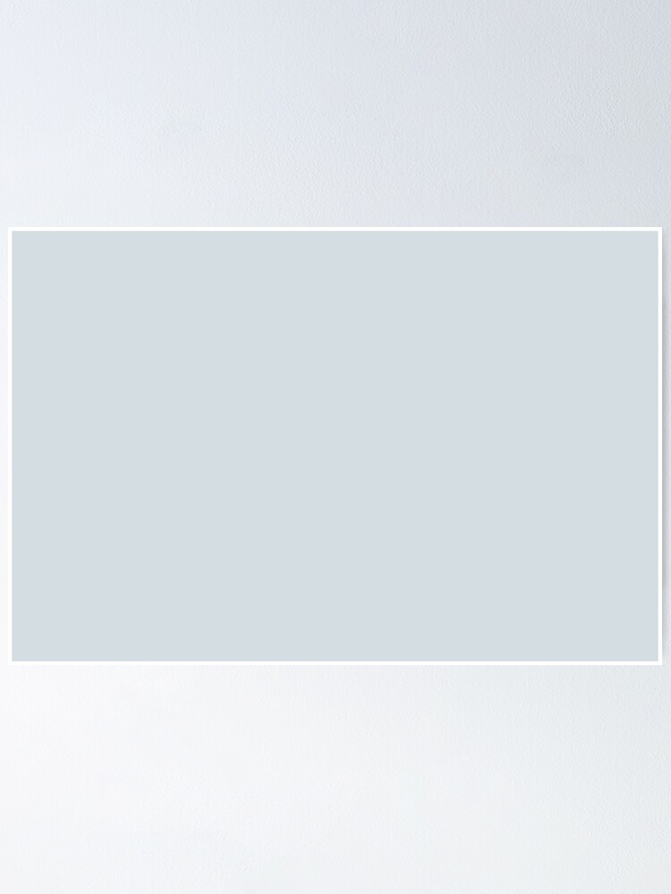 Póster «Pastel Encantador Azul Gris Pares de colores sólidos PPG Ocean ...