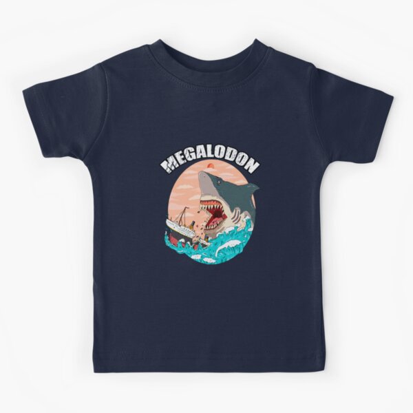 "megalodon" Kids T-Shirt for Sale by ragnacold | Redbubble
