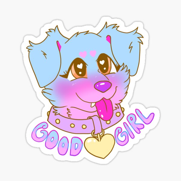 "Good Girl" Sticker by Angelwolf | Redbubble
