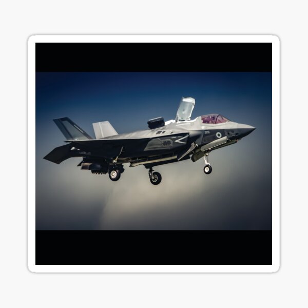 "Lockheed Martin F-35 Lightning II " Sticker by aluminiumskies | Redbubble