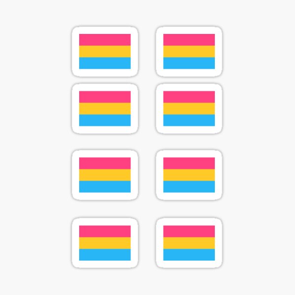 "Pansexual Pride Flag Sticker Pack" Sticker for Sale by Brutebabby ...