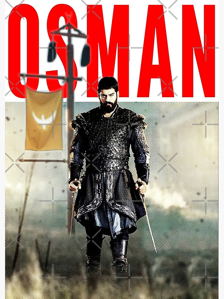 "Kurulus Osman - Flag - Sword Colour edition" Poster by ersindesign ...
