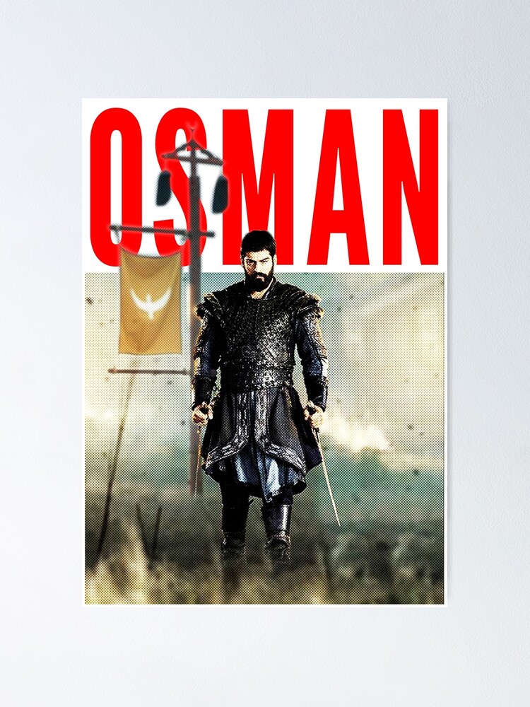 "Kurulus Osman - Flag - Sword Colour edition" Poster by ersindesign ...