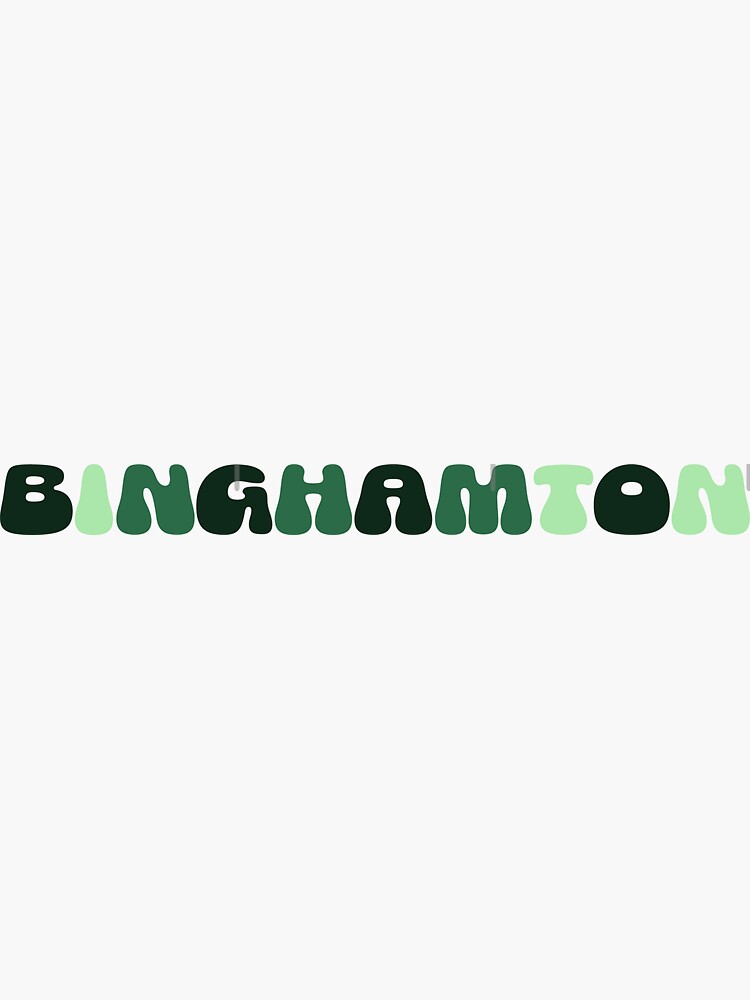 "Binghamton University (Bing) Sticker " Sticker for Sale by AlexDara ...
