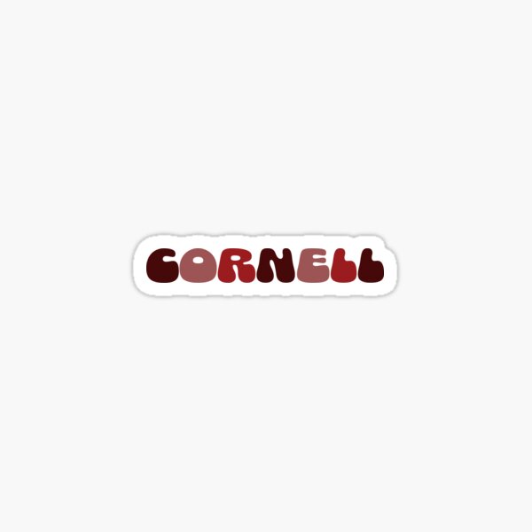 Cornell University Sticker Sticker By Alexdara Redbubble