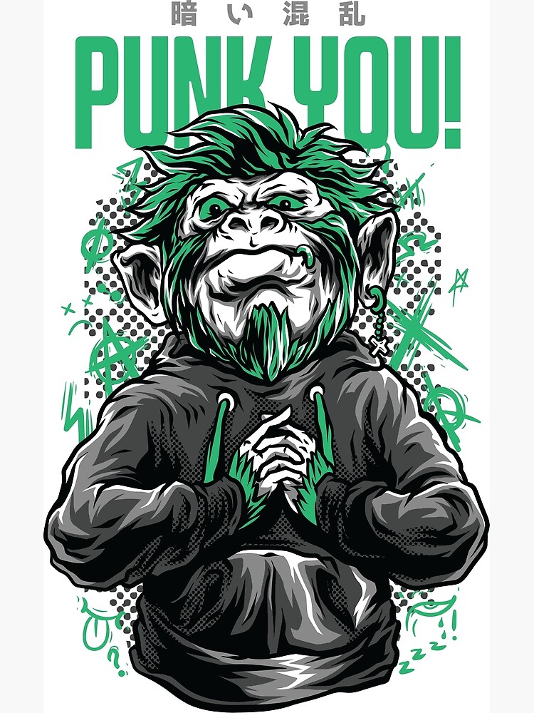 "THE GREEN MONKEY" Poster for Sale by novasis | Redbubble