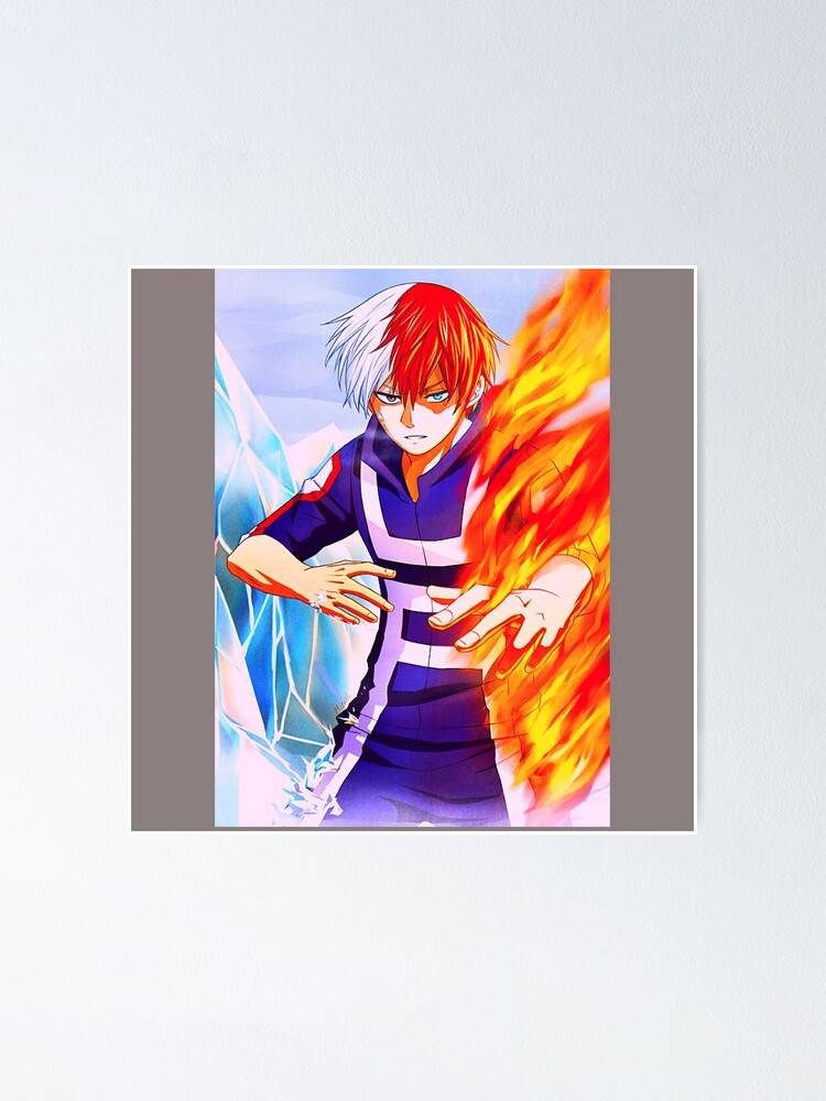 "shoto todoroki" Poster for Sale by sam255 | Redbubble