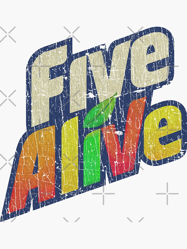 "Five Alive 1979" Sticker for Sale by AstroZombie6669 | Redbubble