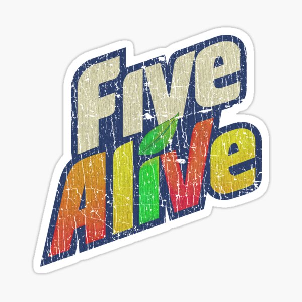 "Five Alive 1979" Sticker for Sale by AstroZombie6669 | Redbubble