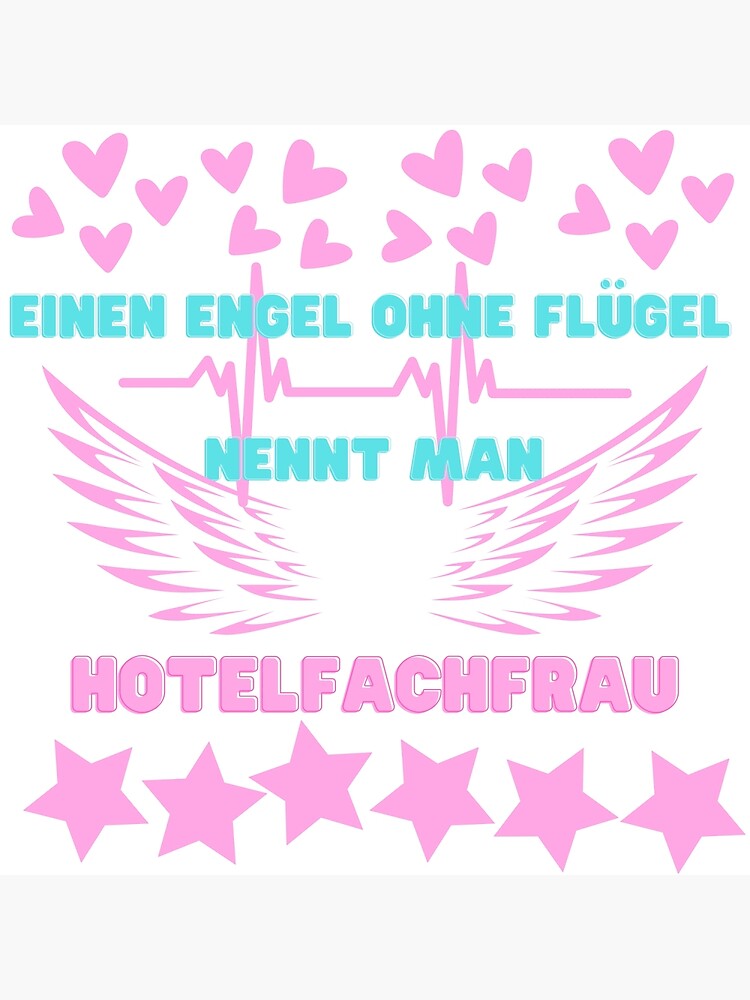 "Hotel manager - angel without wings" Poster for Sale by Pinkev | Redbubble