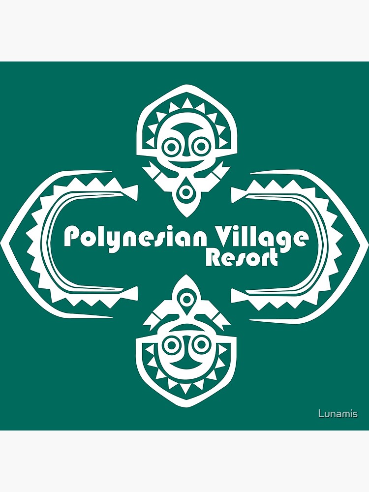 "Polynesian Village Resort Logo" Poster for Sale by Lunamis | Redbubble