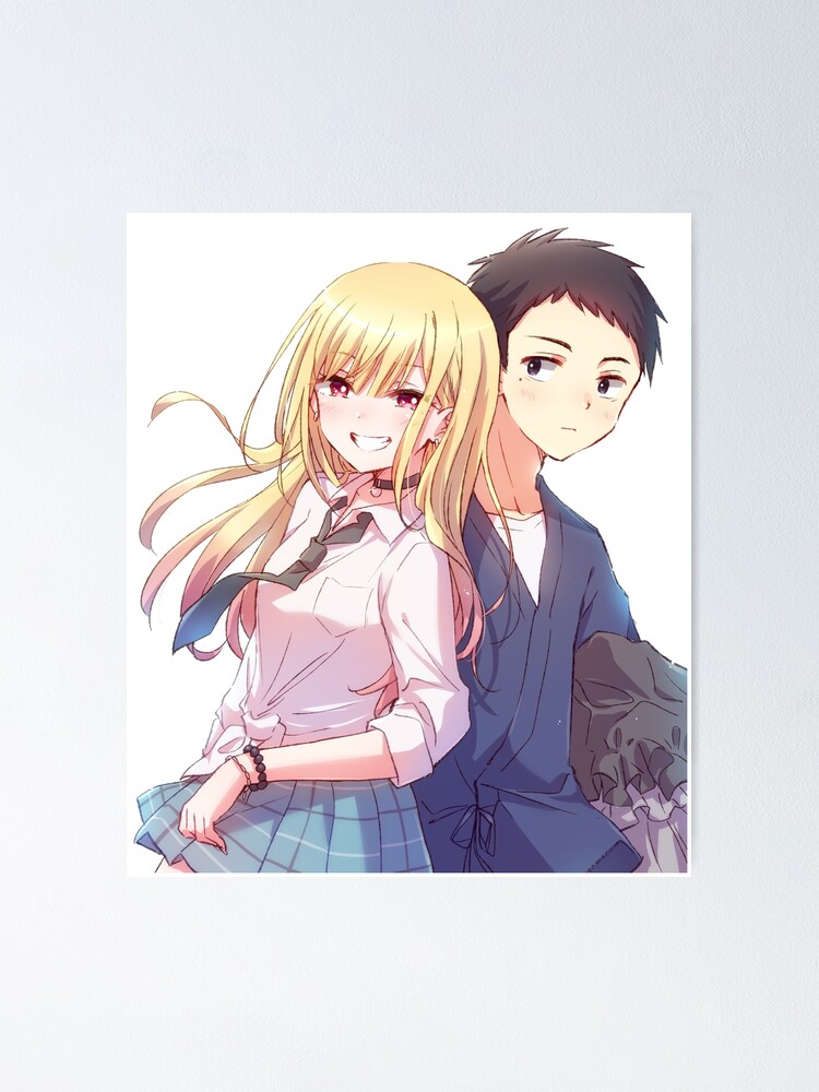 "My dress up darling Wakana Gojo, Marin Kitagawa" Poster by HunHoan ...