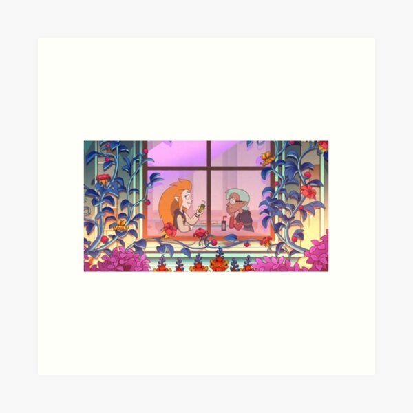 Young Eda And Raine The Owl House Art Print For Sale By Ardormeraki